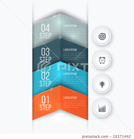Business project template with arrows - Stock Illustration [28371492 ...