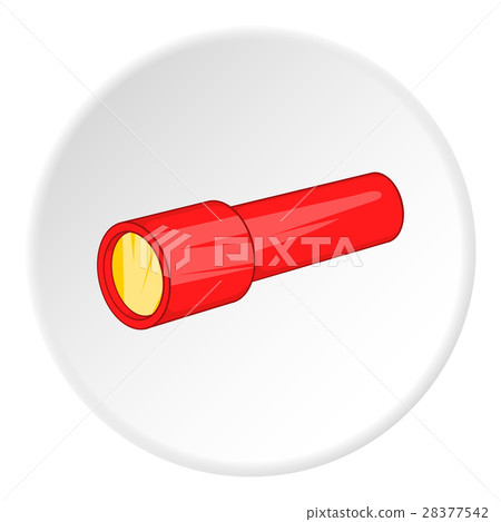 Red flashlight icon, cartoon style - Stock Illustration [28377542] - PIXTA
