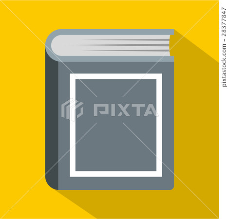 Thick book icon, flat style - Stock Illustration [28377847] - PIXTA
