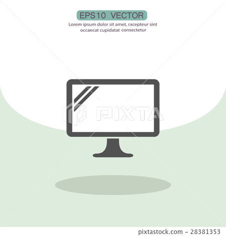 Pictograph of computer - Stock Illustration [28381353] - PIXTA