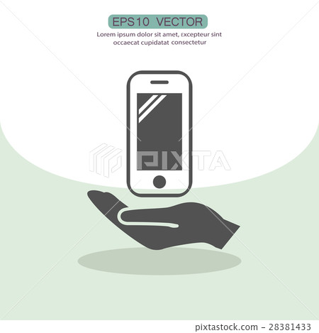 Pictograph of mobile - Stock Illustration [28381433] - PIXTA