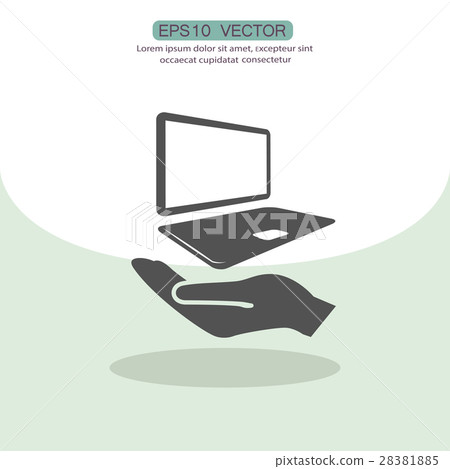 Pictograph of computer - Stock Illustration [28381885] - PIXTA