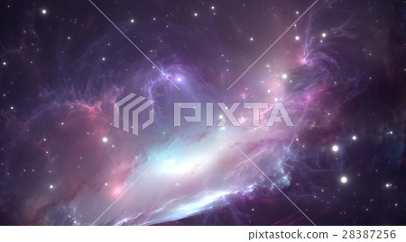 Space nebula. Illustration - Stock Illustration [28387256] - PIXTA
