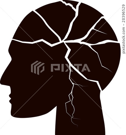 Brain _ Crack _ Illustration - Stock Illustration [28396529] - PIXTA
