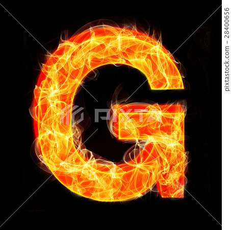 Alphabet G In Fire