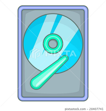 Hard drive disk icon, cartoon style - Stock Illustration [28407741] - PIXTA