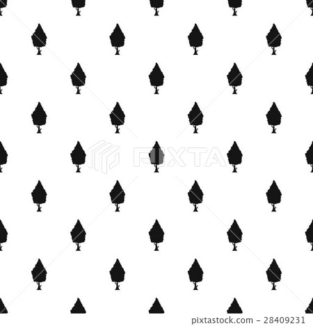Columnar tree pattern, simple style - Stock Illustration [28409231] - PIXTA