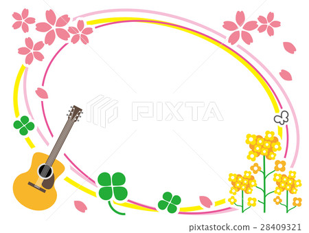 Spring live guitar - Stock Illustration [28409321] - PIXTA