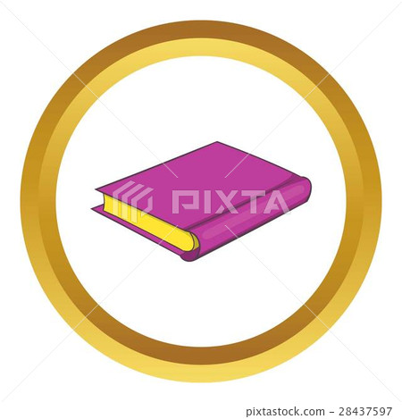 Pink book vector icon - Stock Illustration [28437597] - PIXTA