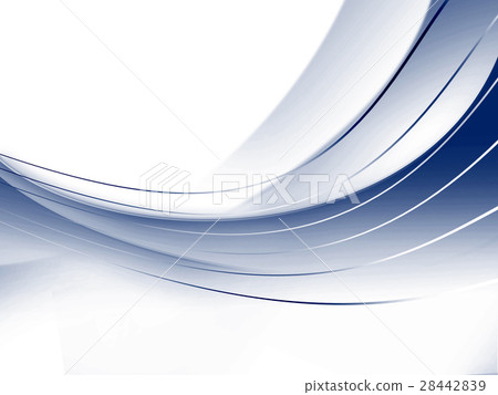 Curved pattern line gradation - Stock Illustration [28442839] - PIXTA