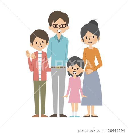 Family [Simple character series] - Stock Illustration [28444294] - PIXTA