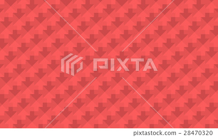 abstract low poly red texture arrows - Stock Illustration [28470320 ...
