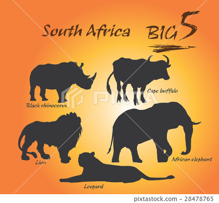 Big Five Vector Arts, Illustration. - Stock Illustration [28478765] - PIXTA