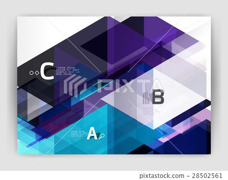 Abstract a4 brochure print template - Stock Illustration [28502561] - PIXTA