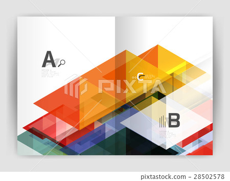 Abstract a4 brochure print template - Stock Illustration [28502578] - PIXTA