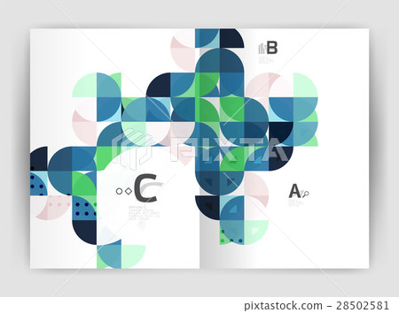 Abstract a4 brochure print template - Stock Illustration [28502581] - PIXTA