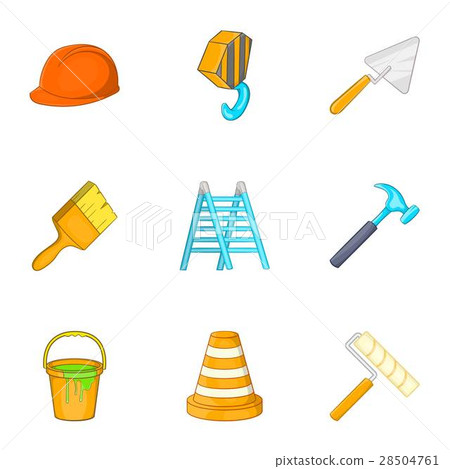 Tools icons set, cartoon style - Stock Illustration [28504761] - PIXTA