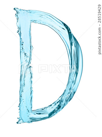 Letter D In Water