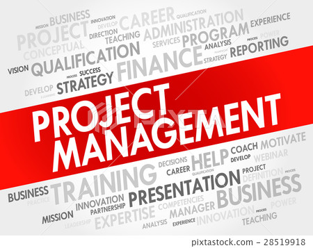 Project Management word cloud collage - Stock Illustration [28519918 ...