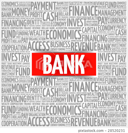 BANK word cloud-插圖素材 [28520231] - PIXTA圖庫