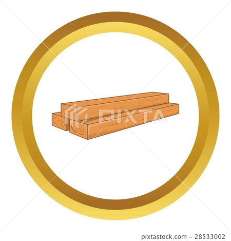 Timber planks vector icon - Stock Illustration [28533002] - PIXTA