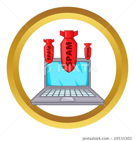 Spam bombs vector icon - Stock Illustration [28533303] - PIXTA