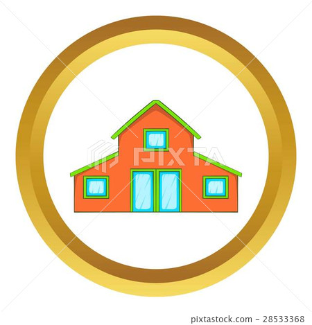 Little house vector icon - Stock Illustration [28533368] - PIXTA