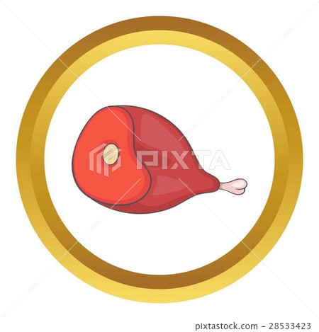 Jamon vector icon - Stock Illustration [28533423] - PIXTA