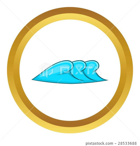 Three waves vector icon - Stock Illustration [28533688] - PIXTA