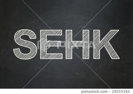 Stock market indexes concept: SEHK on chalkboard - Stock Illustration ...