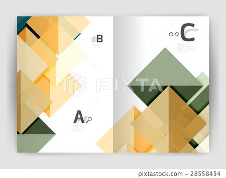 Abstract a4 brochure print template - Stock Illustration [28558454] - PIXTA