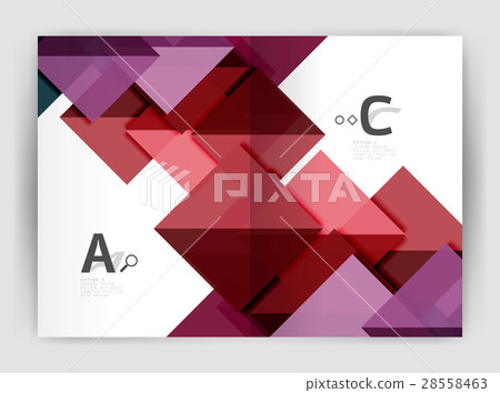 Abstract a4 brochure print template - Stock Illustration [28558463] - PIXTA