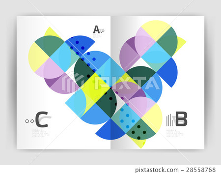 Abstract a4 brochure print template - Stock Illustration [28558768] - PIXTA