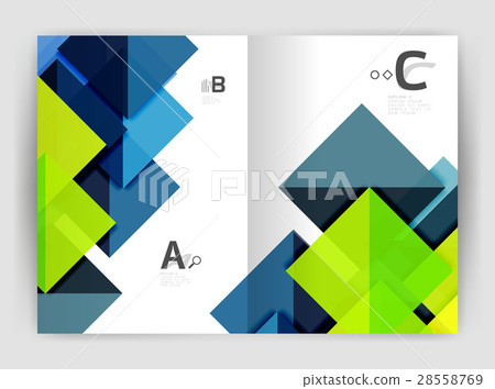 Abstract a4 brochure print template - Stock Illustration [28558769] - PIXTA