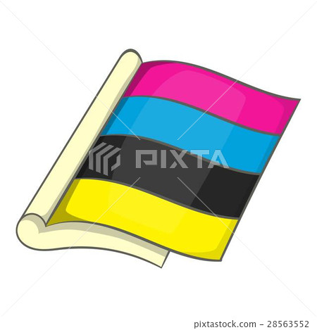 CMYK color icon, cartoon style - Stock Illustration [28563552] - PIXTA