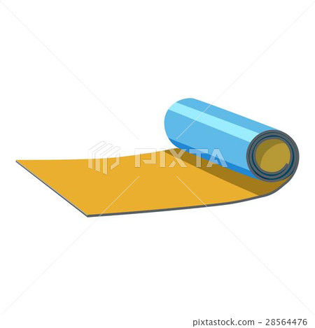 Rolled up map icon, cartoon style - Stock Illustration [28564476] - PIXTA