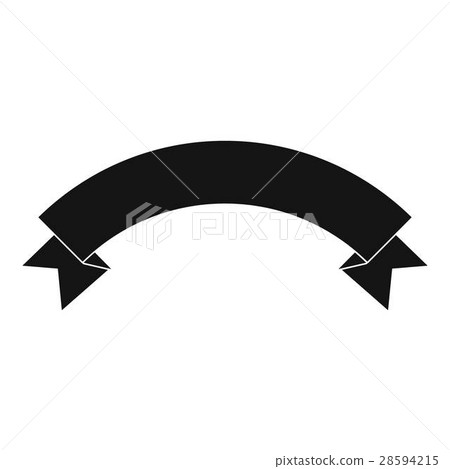Banner ribbon icon, simple style - Stock Illustration [28594215] - PIXTA