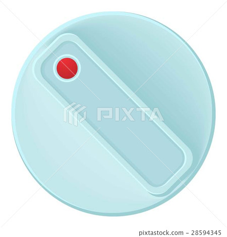 Turn control knob icon, cartoon style - Stock Illustration [28594345 ...