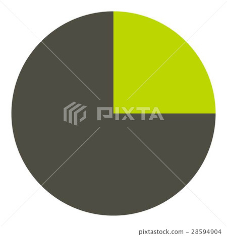 Half diagram infographics, flat style - Stock Illustration [28594904 ...