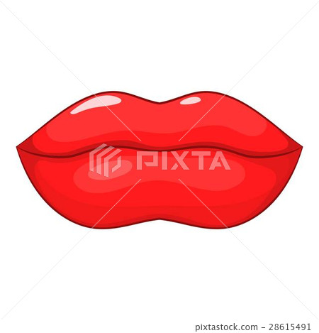 Lips icon, cartoon style - Stock Illustration [28615491] - PIXTA
