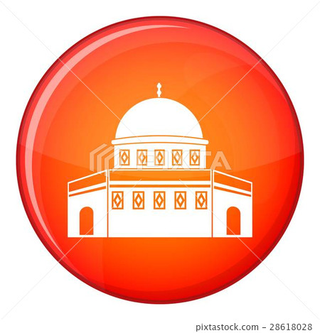 Dome of the Rock on the Temple Mount icon - Stock Illustration ...