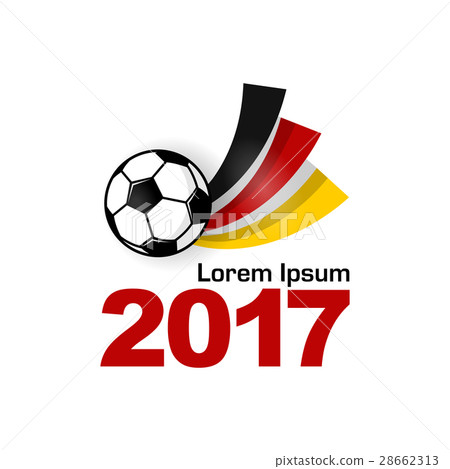 Germany football sport badge emblem - Stock Illustration [28662313] - PIXTA