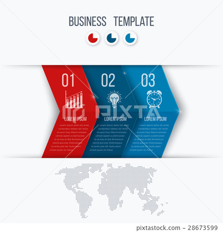 Business project template with arrows - Stock Illustration [28673599 ...
