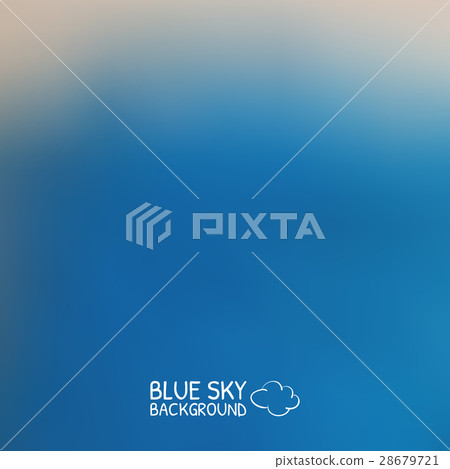 Blue sky with clouds. illustrator background. - Stock Illustration ...