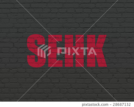 Stock market indexes concept: SEHK on wall - Stock Illustration ...