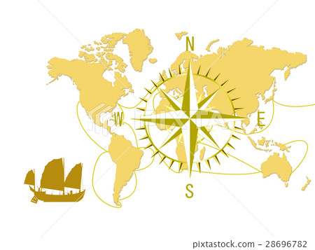 Retro Trading Compass Business - Stock Illustration [28696782] - PIXTA
