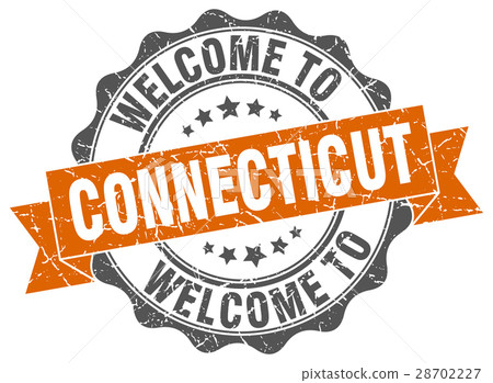 Connecticut round ribbon seal-插圖素材 [28702227] - PIXTA圖庫
