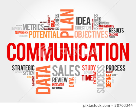 Communication word cloud - Stock Illustration [28703344] - PIXTA
