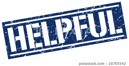 helpful square grunge stamp - Stock Illustration [28705542] - PIXTA