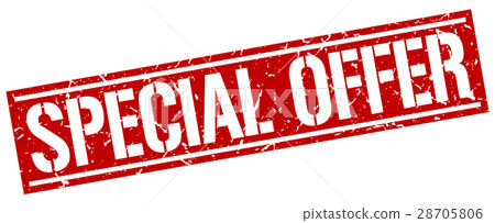 special offer square grunge stamp - Stock Illustration [28705806] - PIXTA